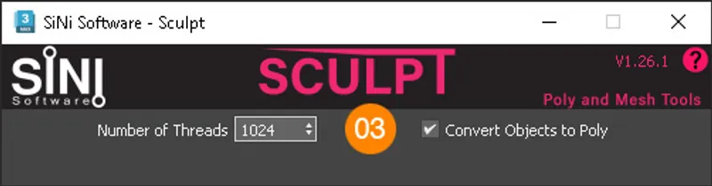 Sculpt (UI) - SiNi Help Documentation