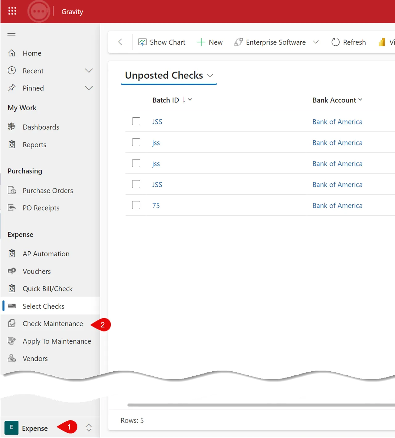 Payment Maintenance - Gravity Help Documentation