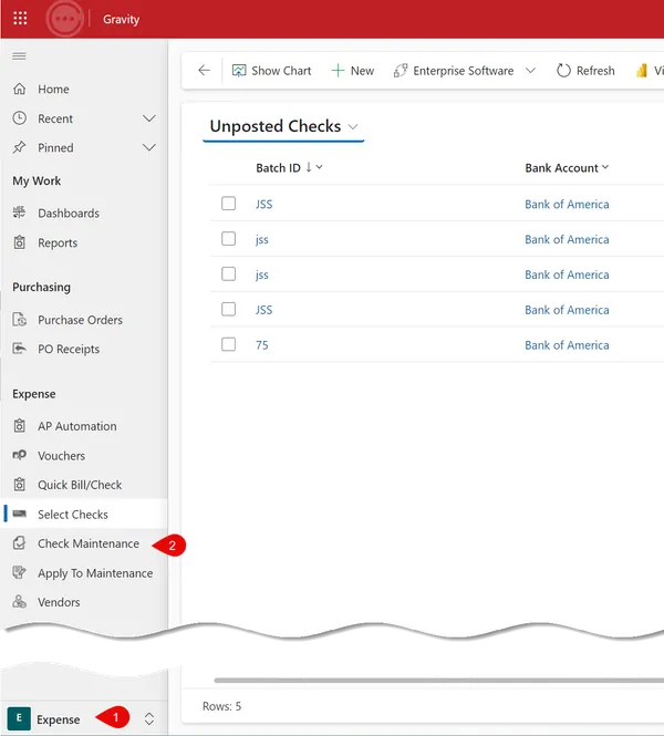 Payment Maintenance - Gravity Help Documentation