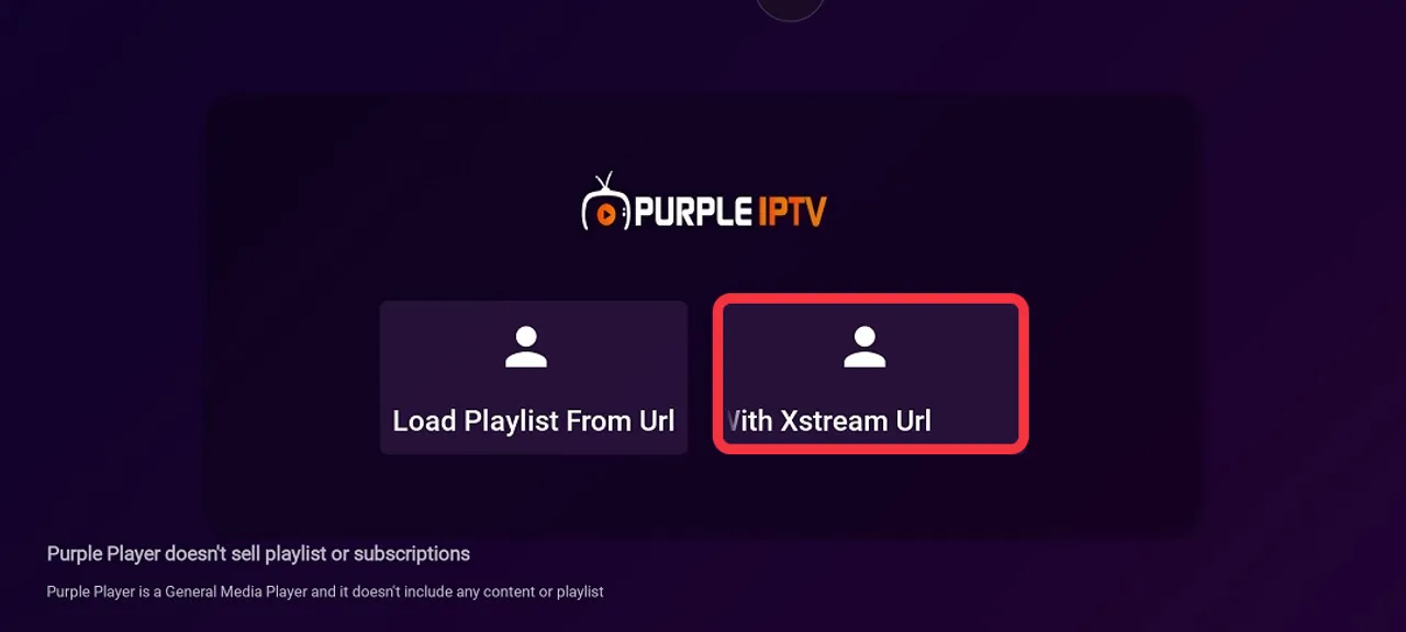 How to Login with Xtream API Code - Purple Smart TV