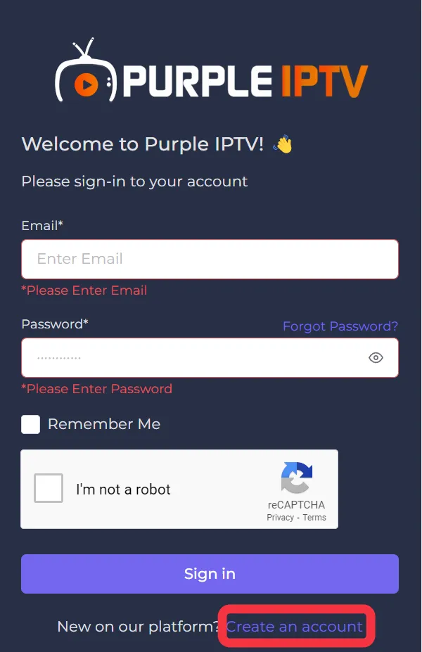 How to Login in Purple Admin Panel - Purple Smart TV