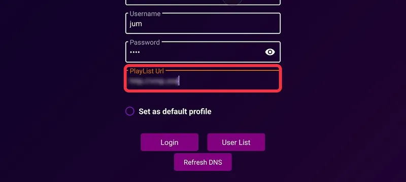 How to Login with Xtream API Code - Purple Smart TV
