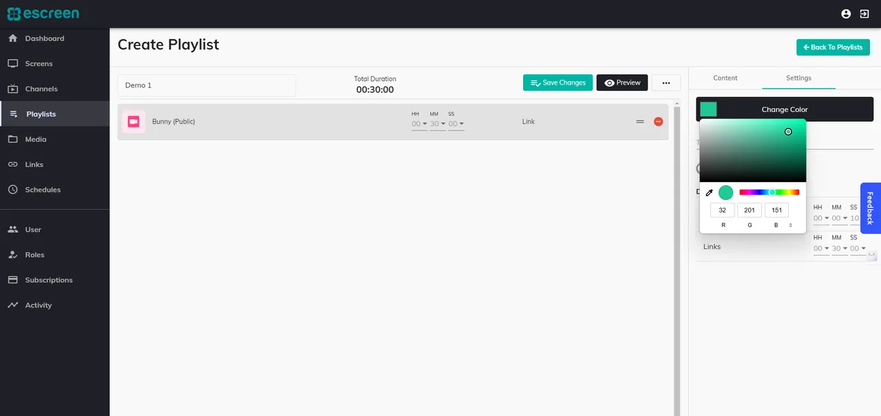 How to Create Playlists | Escreen