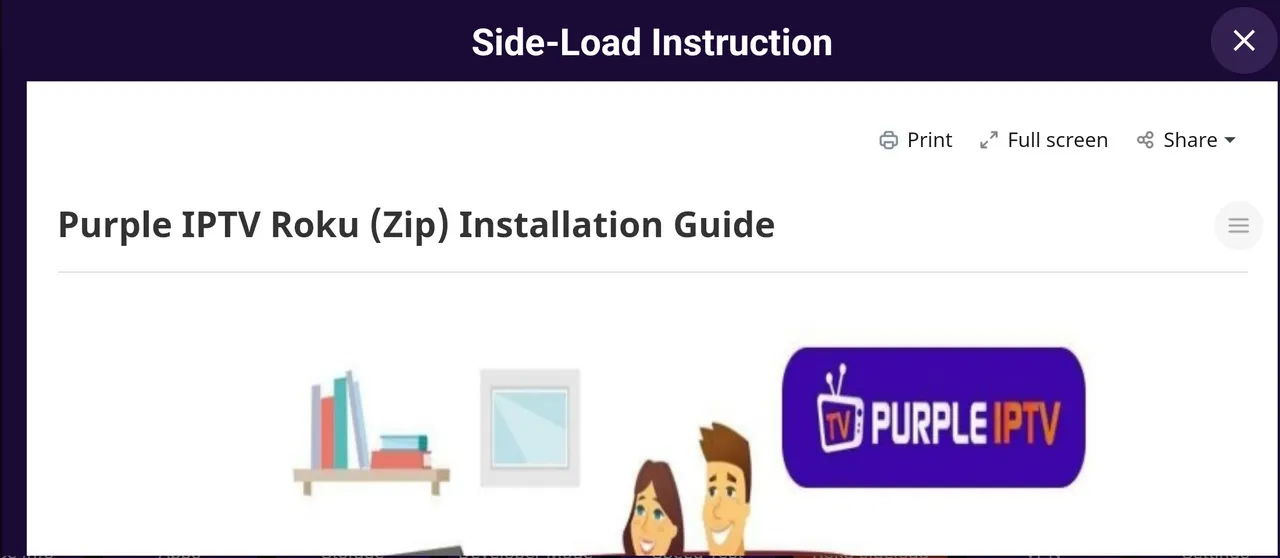 How to Sideload Roku App - Purple Smart TV