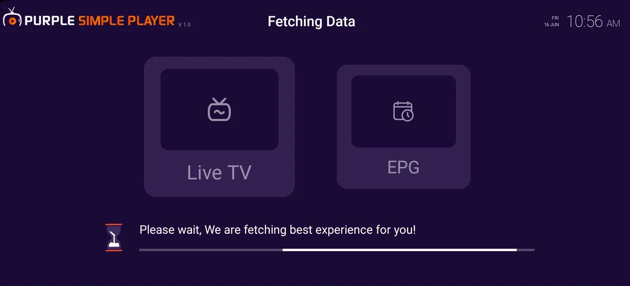 How to Login Adding Xtream Playlist - Purple Smart TV