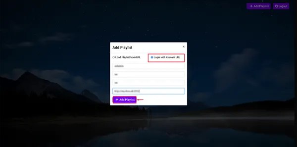 Registration And Login - Purple Smart TV