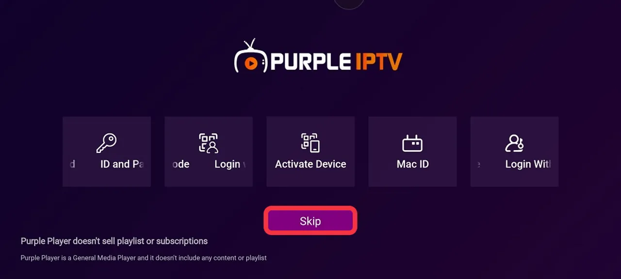 How to Login with Xtream API Code - Purple Smart TV