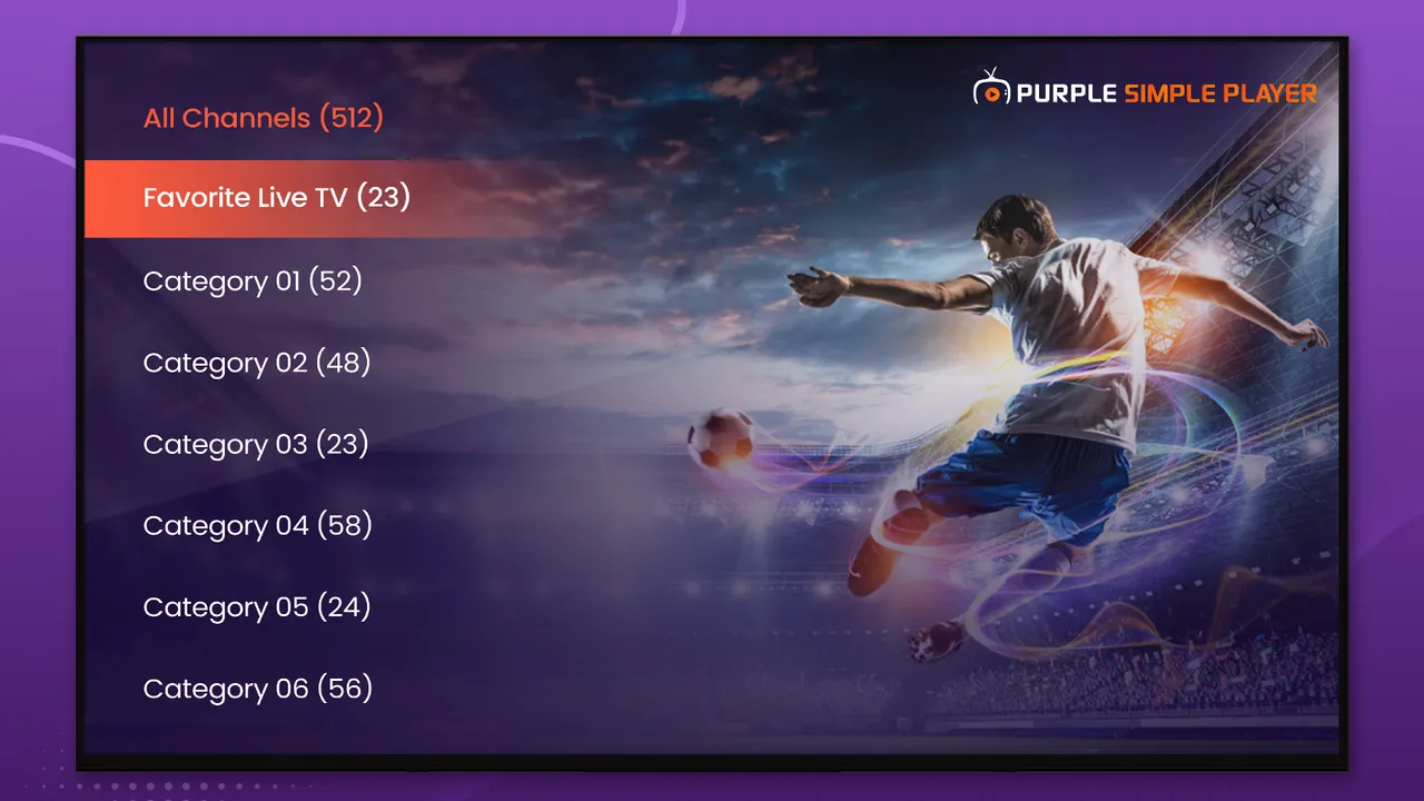 Purple Simple Player - Purple Smart TV