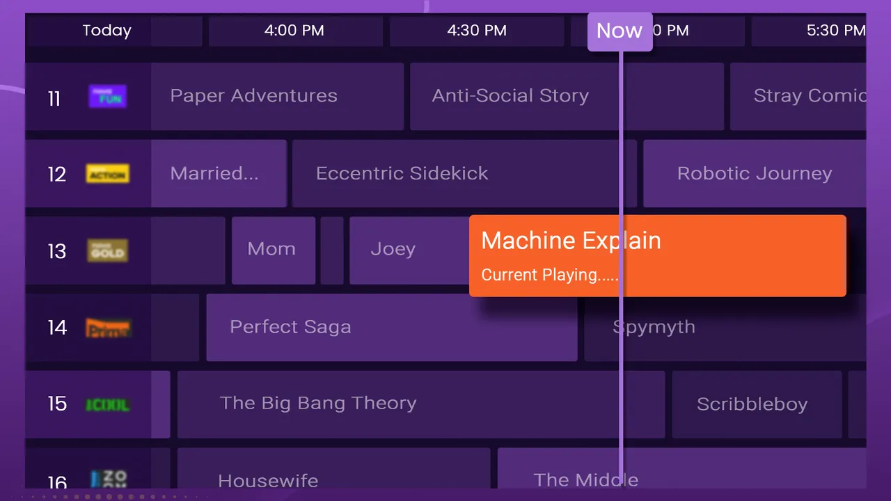 Live TV - Purple Smart TV