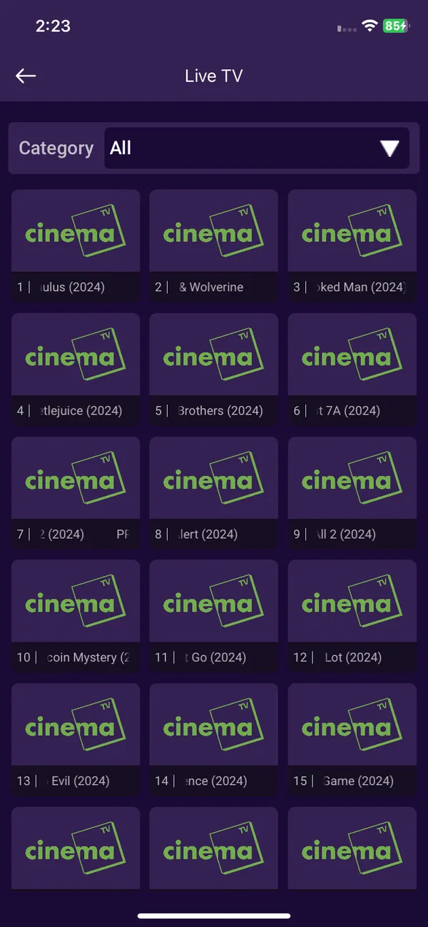 How To Play Live TV Channel - Purple Smart TV