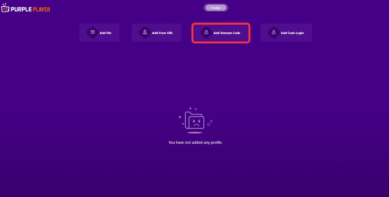 How to Login Adding Xstream Code - Purple Smart TV