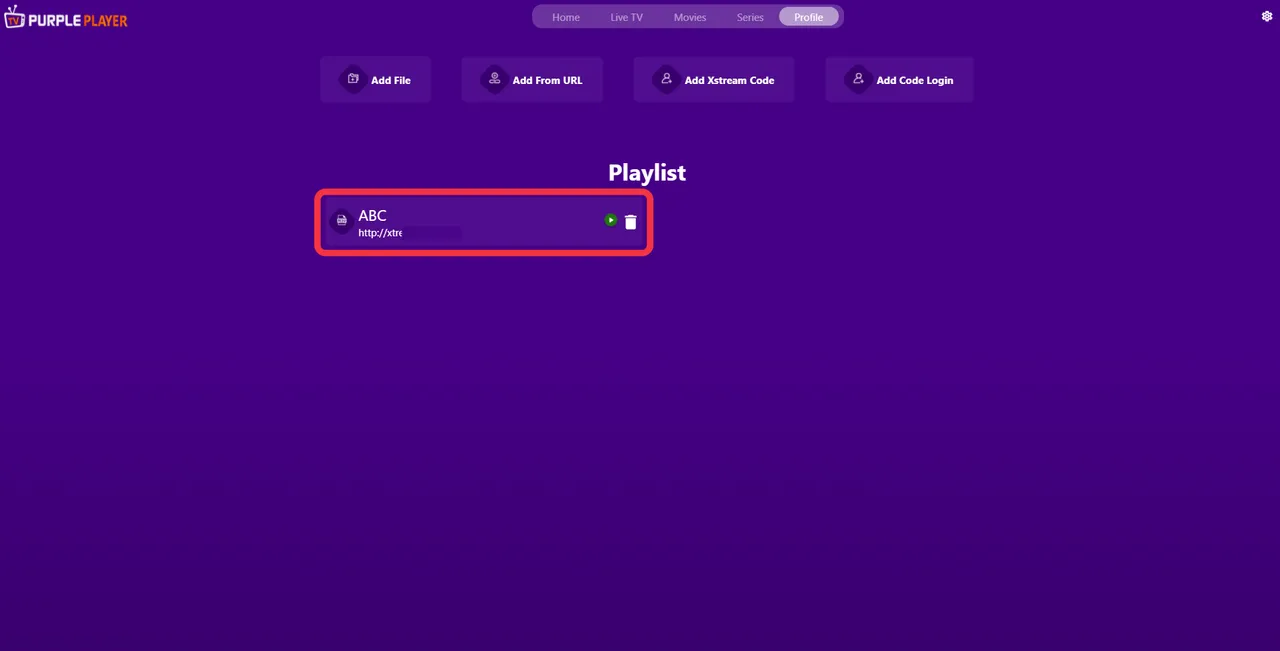 How to Login Adding Xstream Code - Purple Smart TV