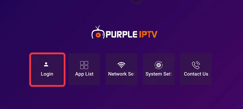 How to Login with Xtream API Code - Purple Smart TV