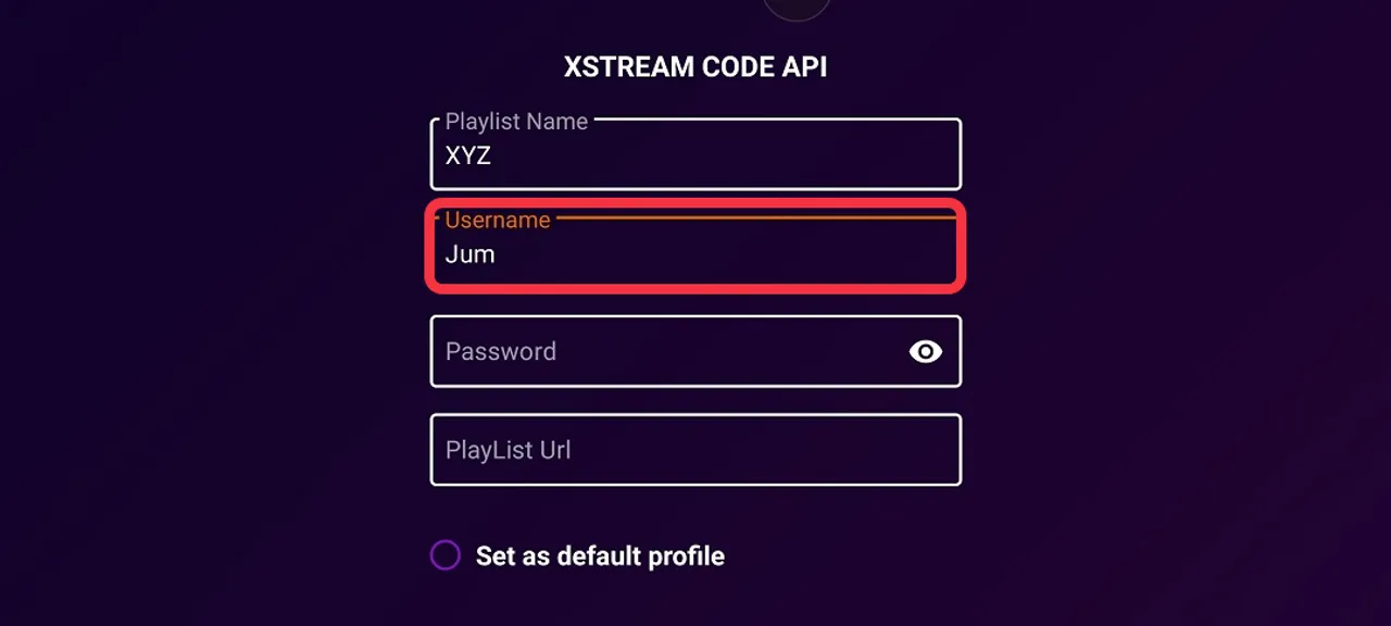 How to Login with Xtream API Code - Purple Smart TV