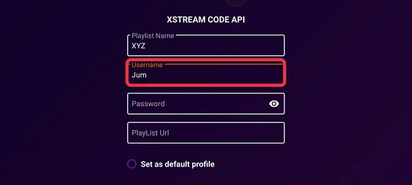How to Login with Xtream API Code - Purple Smart TV
