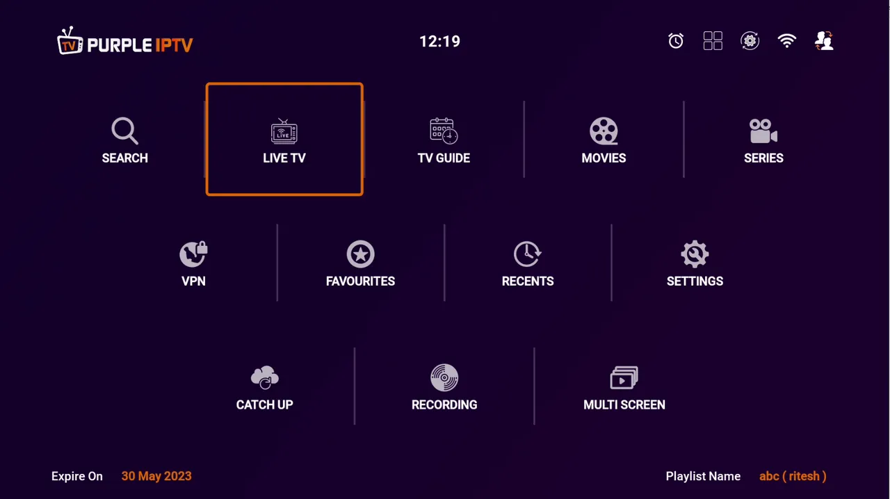 How To Add Live TV Channels To Favorites List in IPTV Smart Purple ...