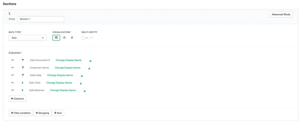 Report Builder - Invoiced Documentation