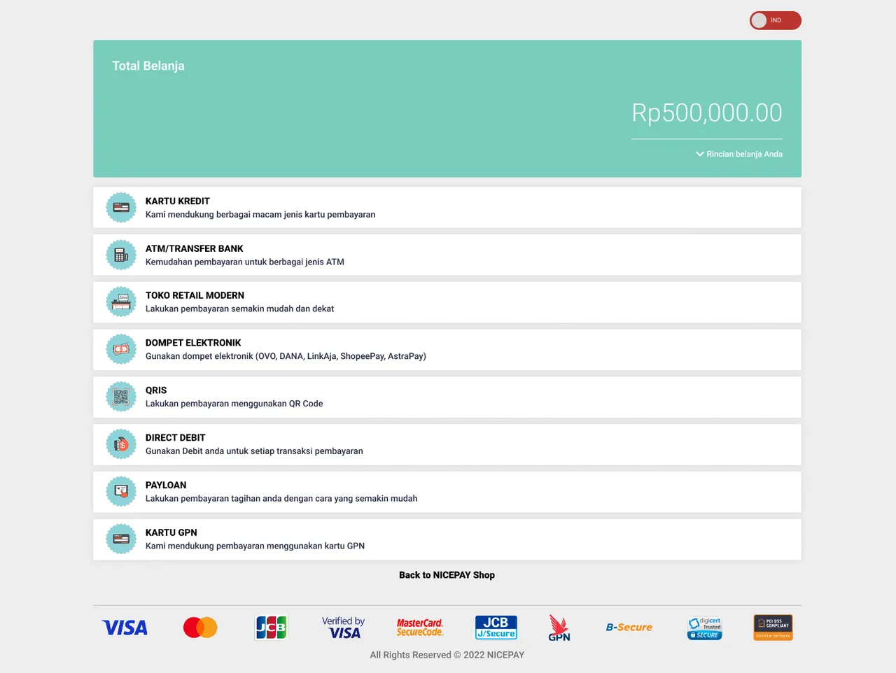 Checkout - NICEPAY Docs