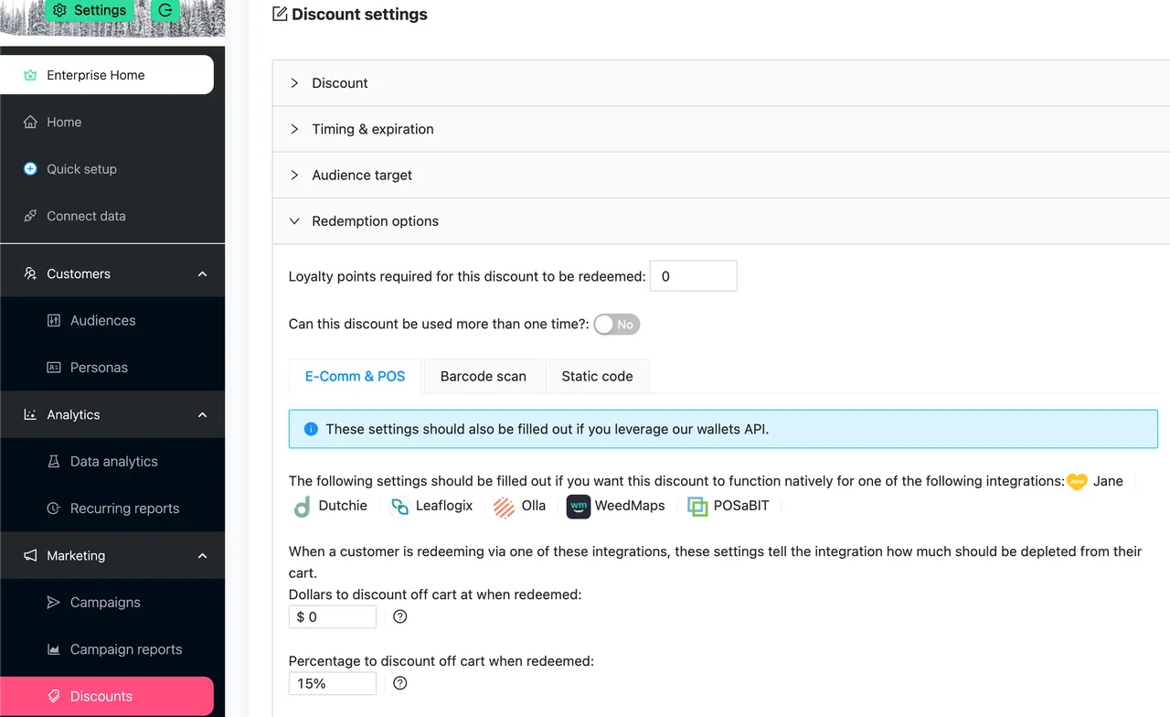 Dutchie - Alpine IQ - Integrations