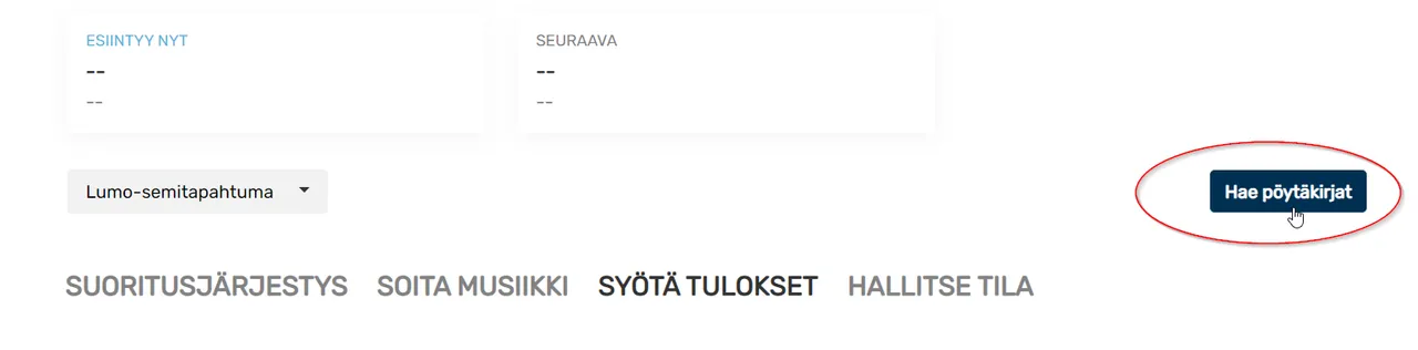 Kisapäivä - Kisanet ohjeet