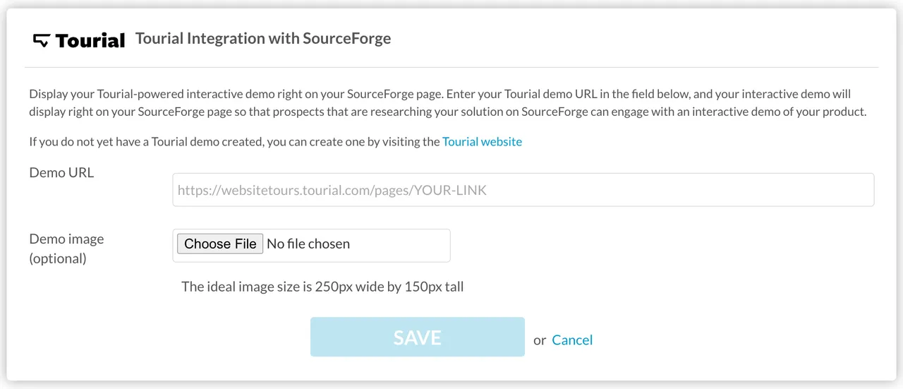 Tourial Integration - SourceForge