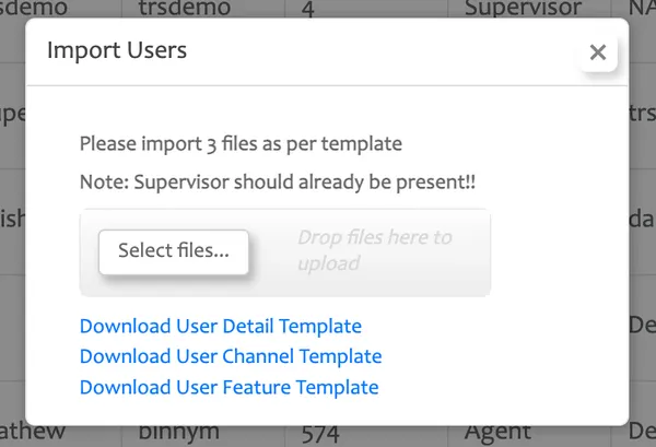 Bulk User Actions - Admin