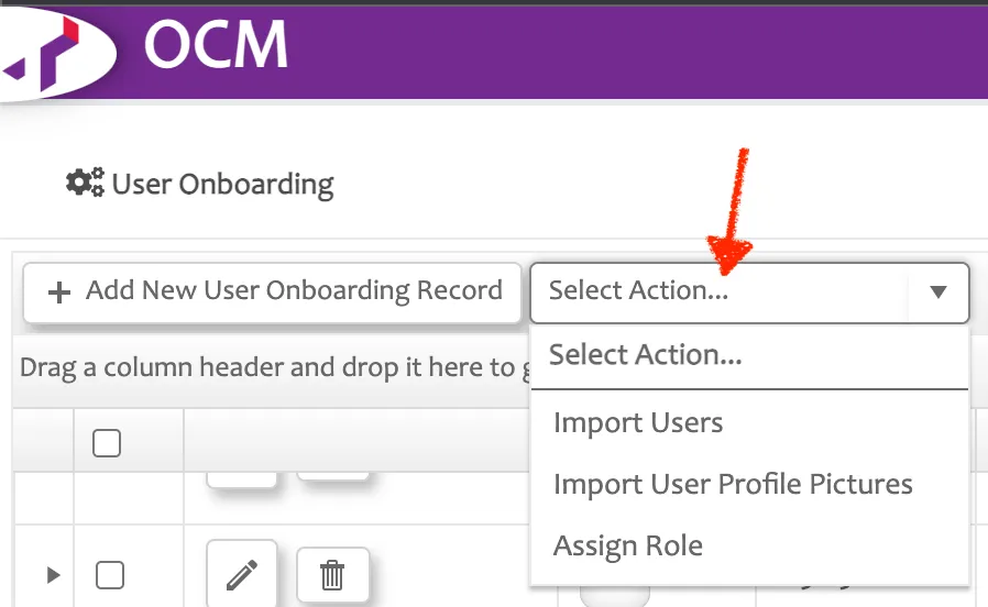 Bulk User Actions - Admin