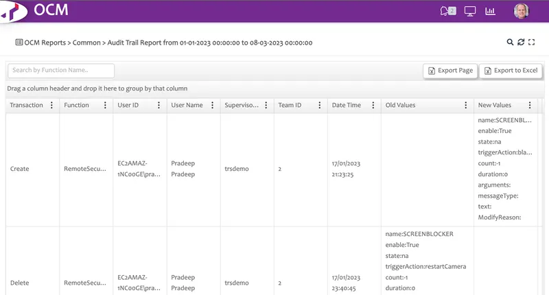 Common Reports - Admin