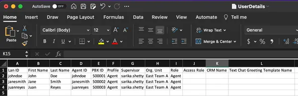 Bulk User Actions - Admin