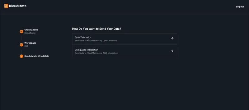Setting Up KloudMate - KloudMate Documentation