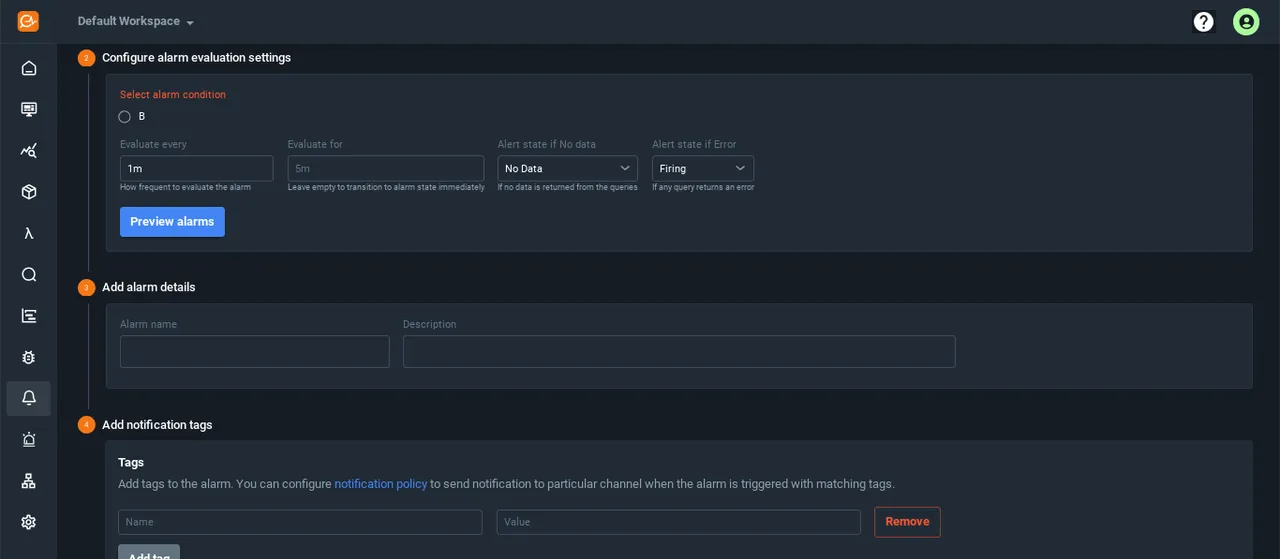 Setting Up KloudMate Alarms - KloudMate Documentation