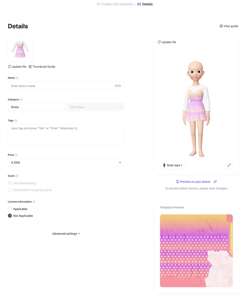 Create Items Easily Using the Template Editor (2D) - Studio Guide