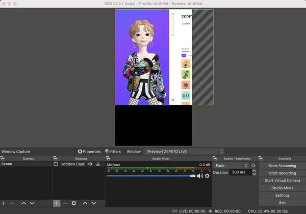 ZEPETO LIVE PC Guide - Studio Guide