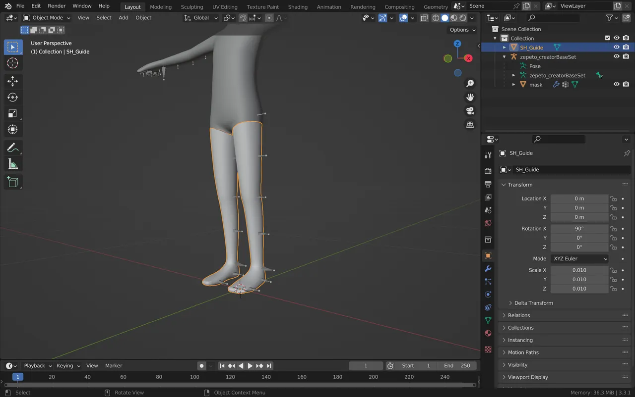Modeling Setup - Shoes - Studio Guide