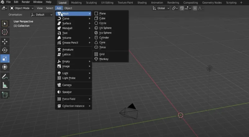Exploring the 3D Blender Interface - Studio Guide