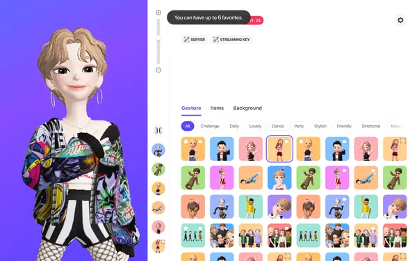 Guide ZEPETO PC LIVE - Studio Guide - French