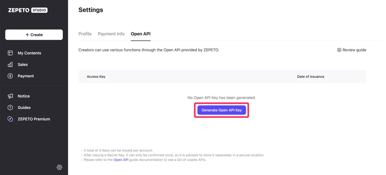 Managing Open API - World SDK Guide