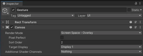Gesture - World SDK Guide