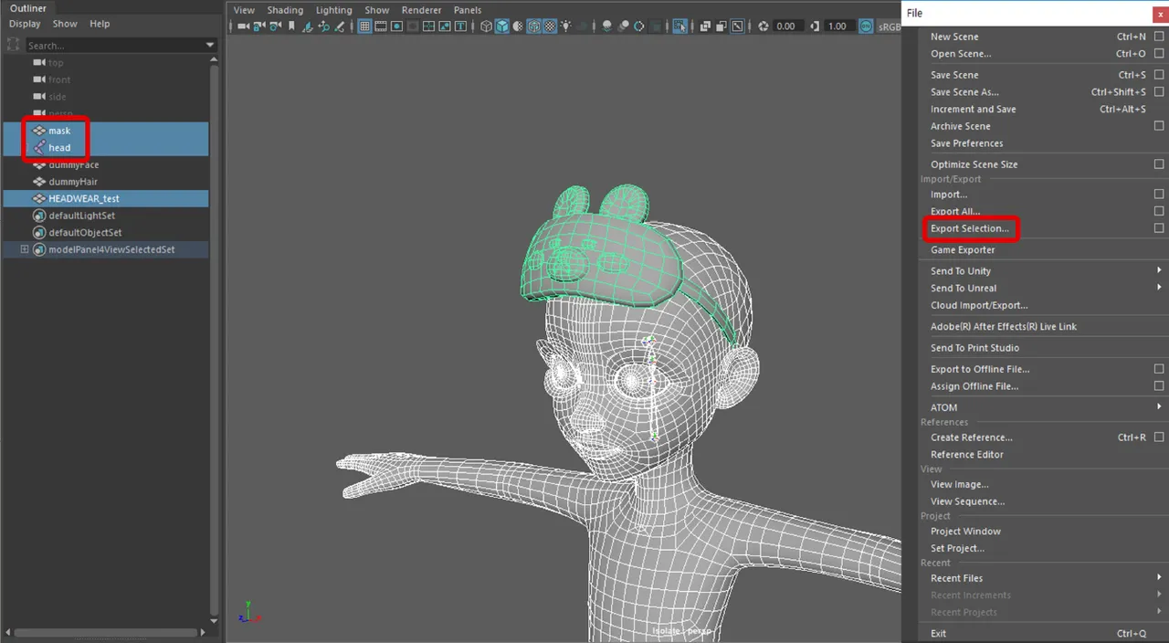 3D Rigging - Headwear - Studio Guide