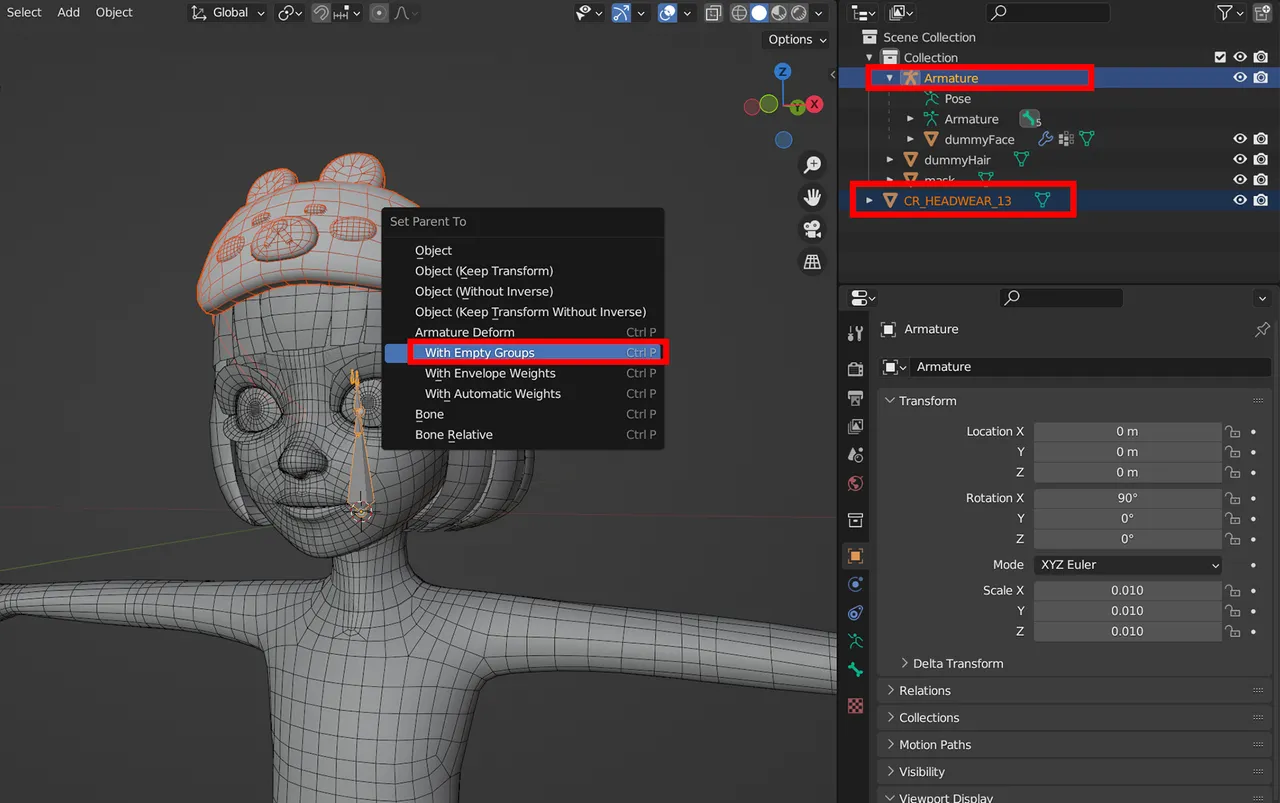 Rigging - Headwear - Studio Guide