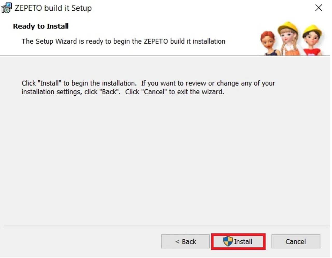 Installing 'Build it' - Studio Guide