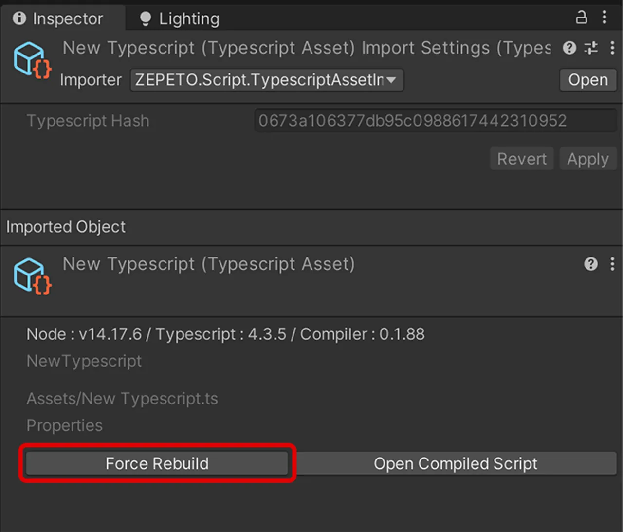 Turn off automatic compilation of Typescript assets - World SDK Guide