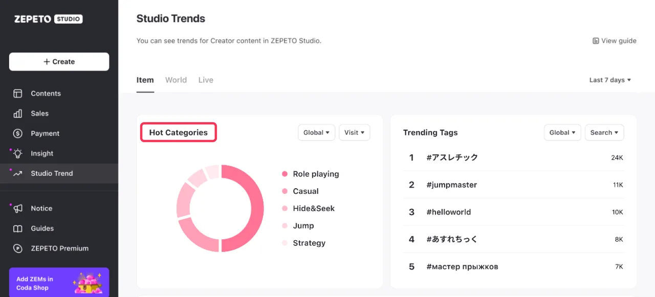 Trend - Studio Guide