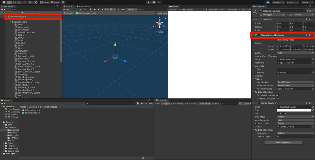 Deformation Custom - Studio Guide