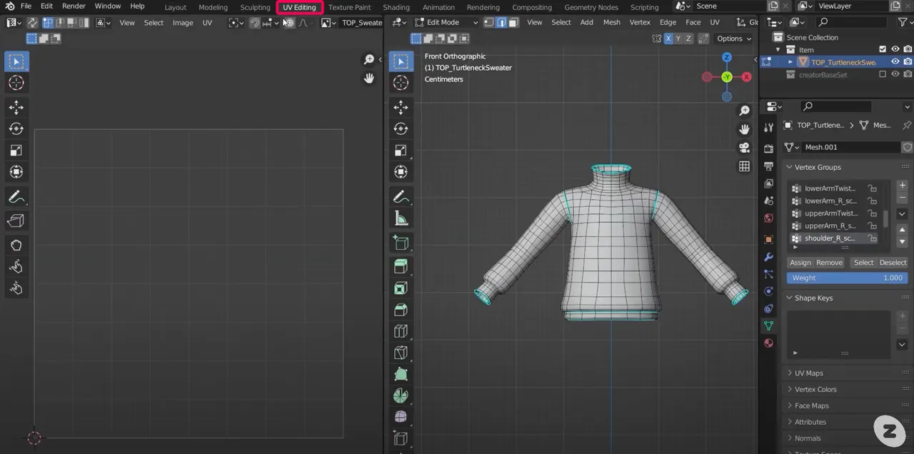 UV mapping, texturing - Studio Guide - French