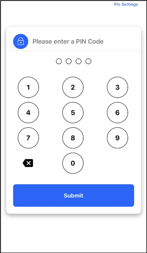 Enabling and Disabling Pin Code - Kron PAM- End User Guide