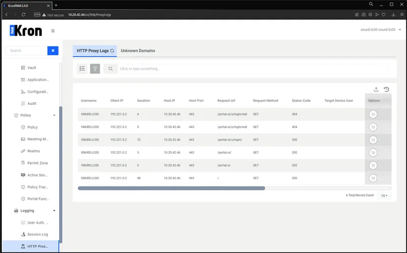 Proxy Logging 360 