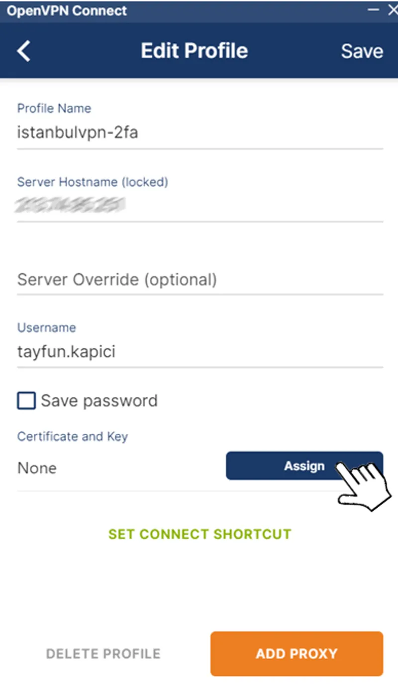 OpenVPN Connection Information - Kron Support Docs