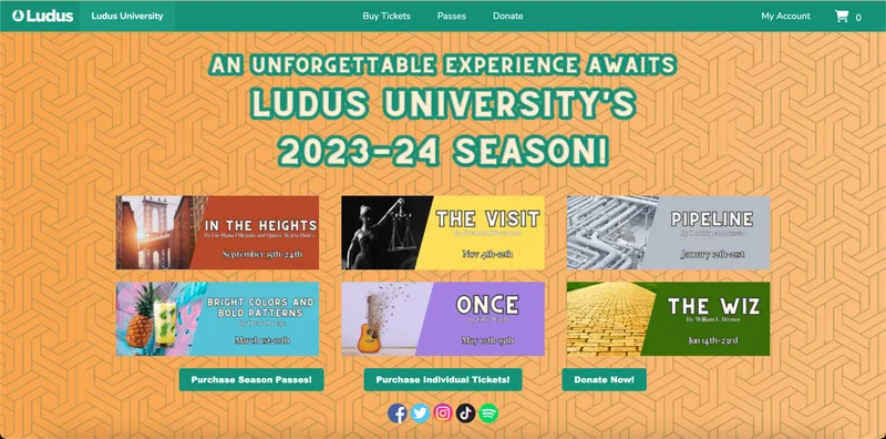 Examples of Splash Pages - Ludus Manual