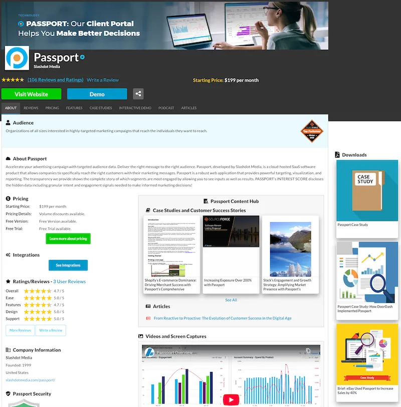 SourceForge Product Page - SourceForge